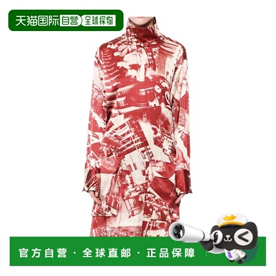 香港直邮Celine 高领长袖连衣裙 20EE1071C