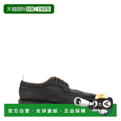 1h可退 香港直邮THOM BROWNE 男士商务正装鞋 MFD002A CO 黑色