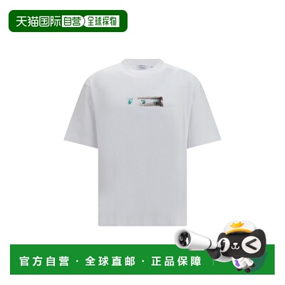 香港直邮off-white 男士 Skate Narciso T恤 OMAA120F26JER0121