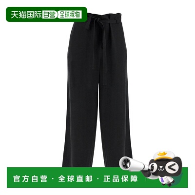香港直邮Toteme 褶饰系带休闲裤 243WRB0201FB0193阔腿裤
