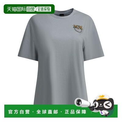 香港直邮PINKO 女士T恤 105526A33FE87LIGHTBLUE SS2026