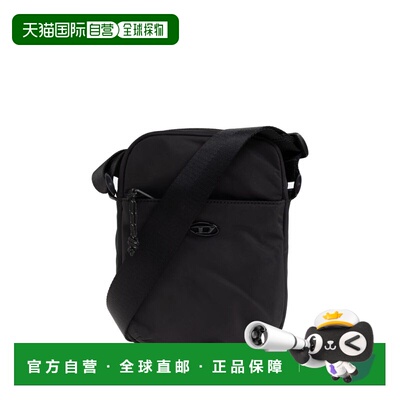香港直邮DIESEL 男士单肩包 X10310P8166T8013 AW2025 黑色 d-pac