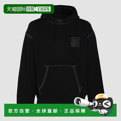 1h可退 香港直邮GIVENCHY 男士针织衫 BMJ0LA3YPQ004 SS2025 黑色
