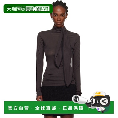 1h可退 香港直邮Lemaire 女士 灰色 Foulard 高领衫 TO1469LJ1039
