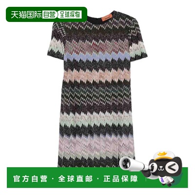 香港直邮MISSONI 女士连衣裙 29DS26SG1OBR014WSM9YNMULTICOLOUR
