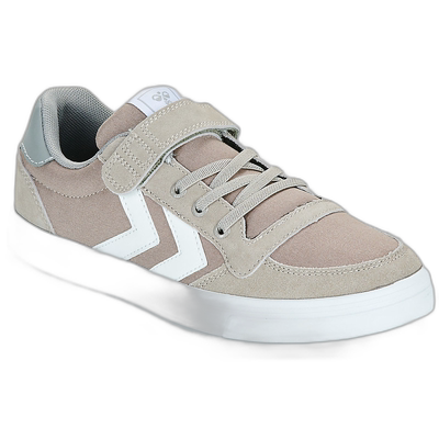 欧洲直邮hummel 童款 SLIMMER STADIL LOW JR 低帮板鞋 灰色