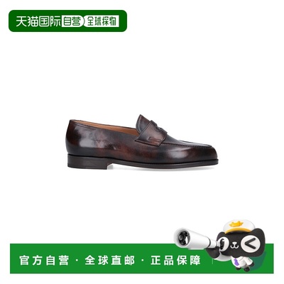 1h可退 香港直邮John Lobb 男士 棕色平底鞋 LOPEZDARK brown棕色
