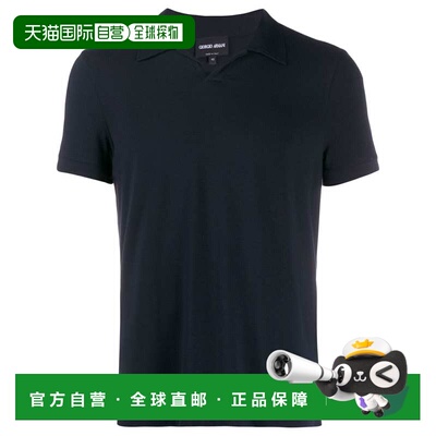 1h可退 香港直邮armani 阿玛尼 男士 徽标短袖Polo衫 3GSF51SJP4Z