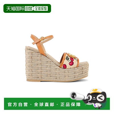 1h可退 香港直邮Valentino 华伦天奴 女士 V Espadrilla 徽标标志