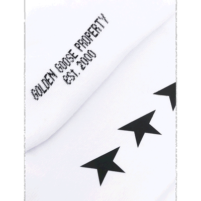 香港直邮Golden Goose Deluxe Brand 徽标袜子 GUP00911.P000862.