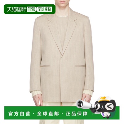 香港直邮Jil Sander 驼色羊毛西装外套 JSMU135101MU201200