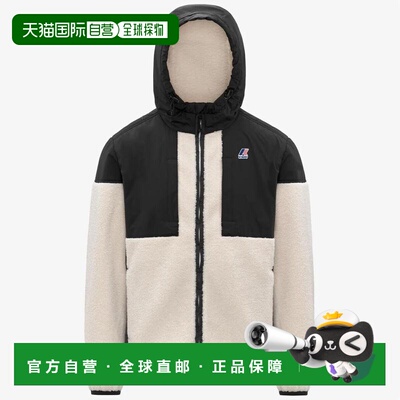 1h可退 欧洲直邮K-WAY 男士户外冲锋衣 K5122SWA0D AW2025 黑色 J
