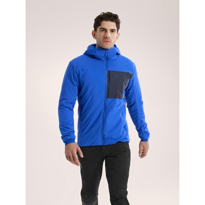 自营1h可退 欧洲直邮Arcteryx始祖鸟 Proton男士宝蓝色尼龙连帽保