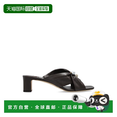 香港直邮JIMMY CHOO 女士凉鞋 RAFI45GVRCHOCOLAT【付后1h可退】