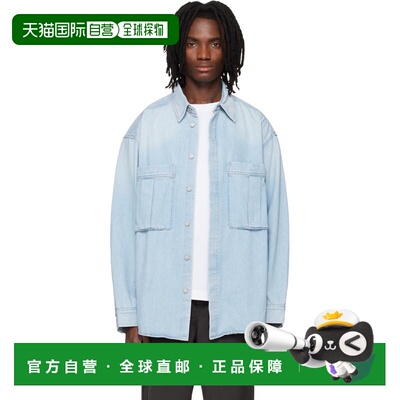香港直邮AGOLDE 男士 蓝色 Clark 牛仔衬衫  舒适时尚