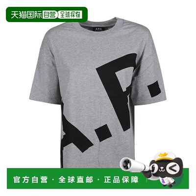 香港直邮A.P.C. 男士 logo印花T恤 COFBTM26341短袖男装
