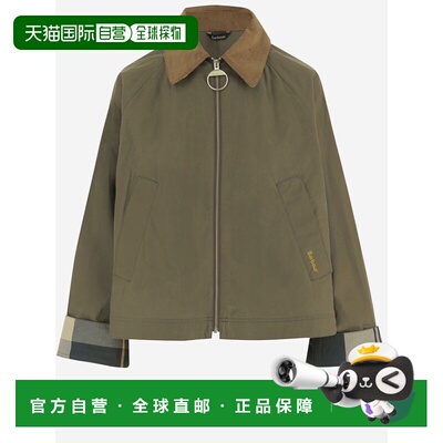 香港直邮Barbour 女士夹克 LCA0392GN31 SS2026 绿色 翻领夹克