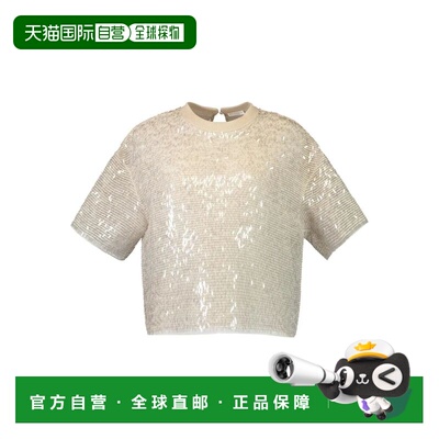 香港直邮BRUNELLO CUCINELLI 女士T恤 MF940HW300C4274 SS2026
