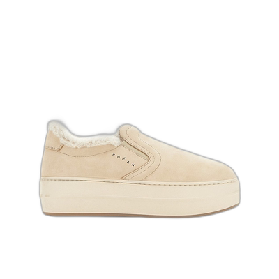 香港直邮Hogan Skyscraper 圆头运动鞋 HXW6700FL006RN厚底一脚蹬