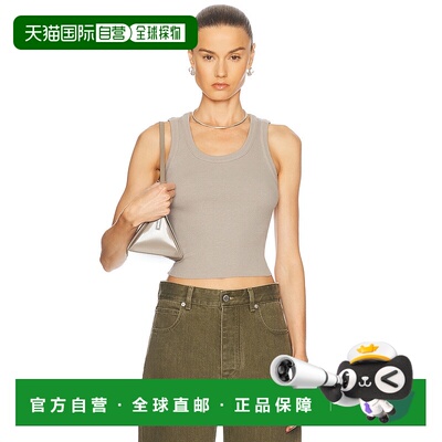 香港直邮AGOLDE 女士 修身深红花背心 A7333B1260性感