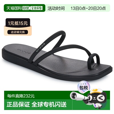 欧洲直邮Crocs 卡骆驰 Miami Toe Loop Sandal 女鞋 拖鞋 209862-