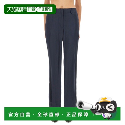 1h可退 香港直邮THEORY 女士休闲裤 P0605201XLV AW2025 蓝色 腰