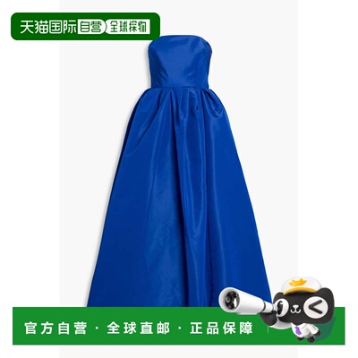 1h可退 香港直邮CAROLINA HERRERA 女士 抹胸真丝-罗缎礼服 R2511