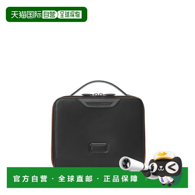 自营欧洲直邮Tumi途明 TUMI McLaren黑色皮革旅行配件包男女通用