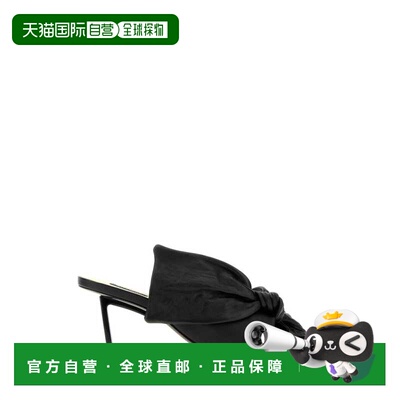 1h可退 香港直邮Givenchy 纪梵希 女士 Boudoir 黑色皮质凉拖 BE3