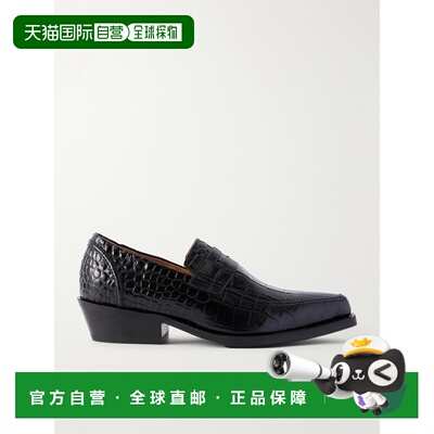 香港直邮Our Legacy 女士 Cypher 皮质乐福鞋 A4267CYLLicoriceCr
