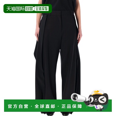 香港直邮LOEWE 女士休闲裤 26PS540Y04XNC1100 SS2026 黑色 Loewe