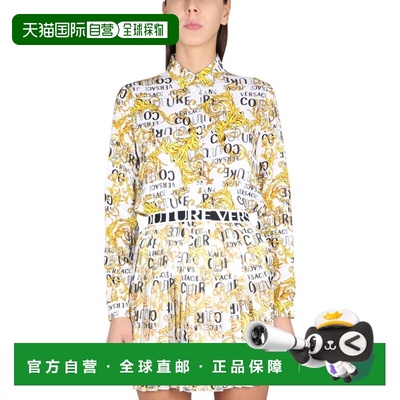 1h可退 香港直邮versace 范思哲 女士 BAROQUE 花纹衬衫 74HAL201