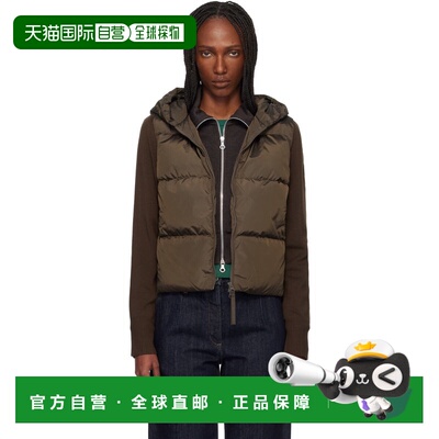 香港直邮Canada Goose 加拿大鹅 女士 棕色 HyBridge Wide Quilt
