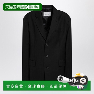 香港直邮The Frankie Shop 女士 SINGLEBREASTED GELSO 黑色宽松