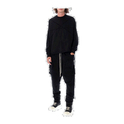 香港直邮Rick Owens Drkshdw 圆领长袖卫衣 DU02B4277RIGEM1