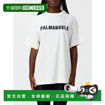 香港直邮PALM ANGELS 女士T恤 PAMAA01W26JR18031【付后1h可退】