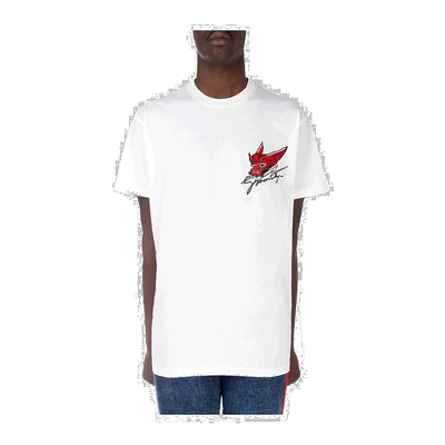 Givenchy 恶魔刺绣logoT恤 BM70JV309P短【付后1h可退】