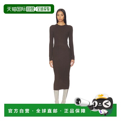 香港直邮essentials fear of god 女士 罗纹长袖连衣裙 192HO2590