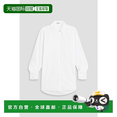 1h可退 香港直邮Simkhai 女士 Mattie 宽松款棉质府绸衬衫 424224