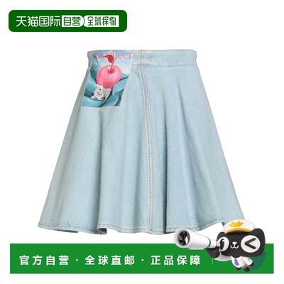 1h可退 香港直邮Nina Ricci 莲娜丽姿 女士 牛仔半身裙 blue蓝色