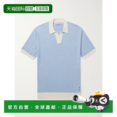 1h可退 Orlebar Brown 男士 Horton 修身羊毛棉混纺Polo