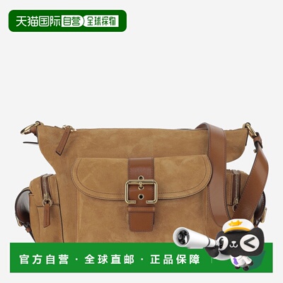 香港直邮CHLOÉ 女士单肩包 CH25US533P3725M CO 棕色 Medium Came