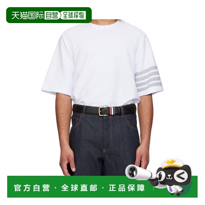1h可退 香港直邮THOM BROWNE 男士T恤 MJS296AJ0248100 SS2026 白