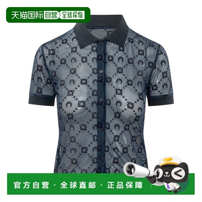 1h可退 香港直邮MARINE SERRE 女士POLO衫 WSI037ACJER000590 SS2