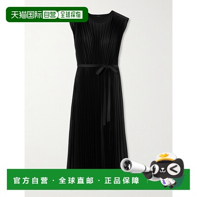 1h可退 香港直邮JOSEPH 约瑟夫 女士 Volta 束带泡泡纱缎面中长连