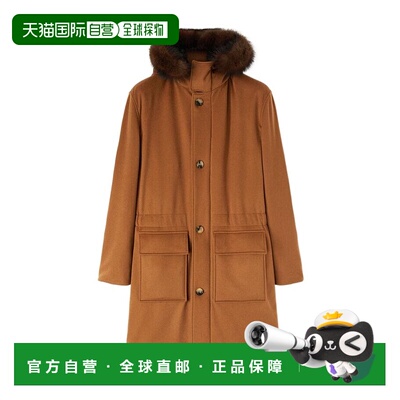 1h可退 香港直邮Loro Piana Tov 连帽长袖大衣 FAN2089