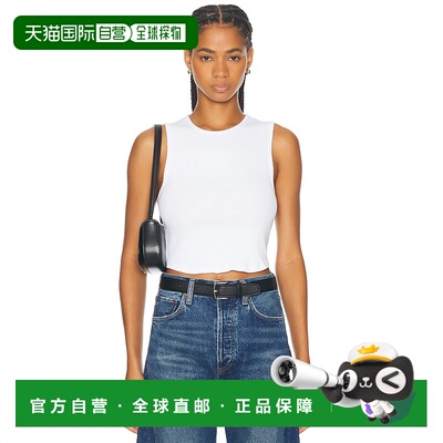 香港直邮AGOLDE 女士 Nova 背心 A71991260 white白色 舒适时尚