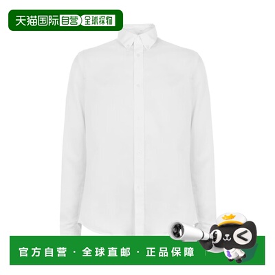 1h可退 香港直邮kenzo 高田贤三 男士 虎纹盾徽徽标衬衫 FA65CH40