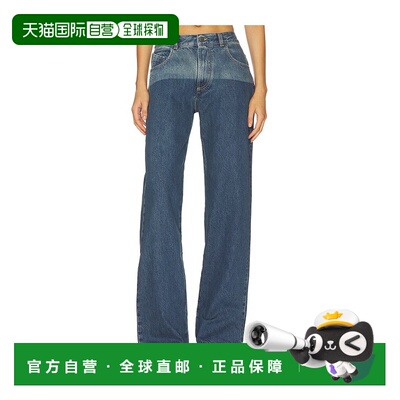 1h可退 The Attico 女士 水洗直筒裤 261WCP00295DDD12牛仔裤