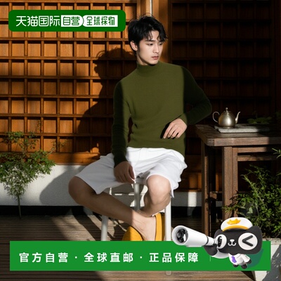 1h可退 香港直邮Saint Laurent 圣罗兰 男士 高領長袖套頭衫 8446